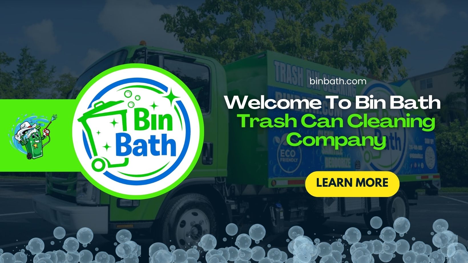 Welcome To Bin Bath - Trash Can Cleaning Company - Bin Bath